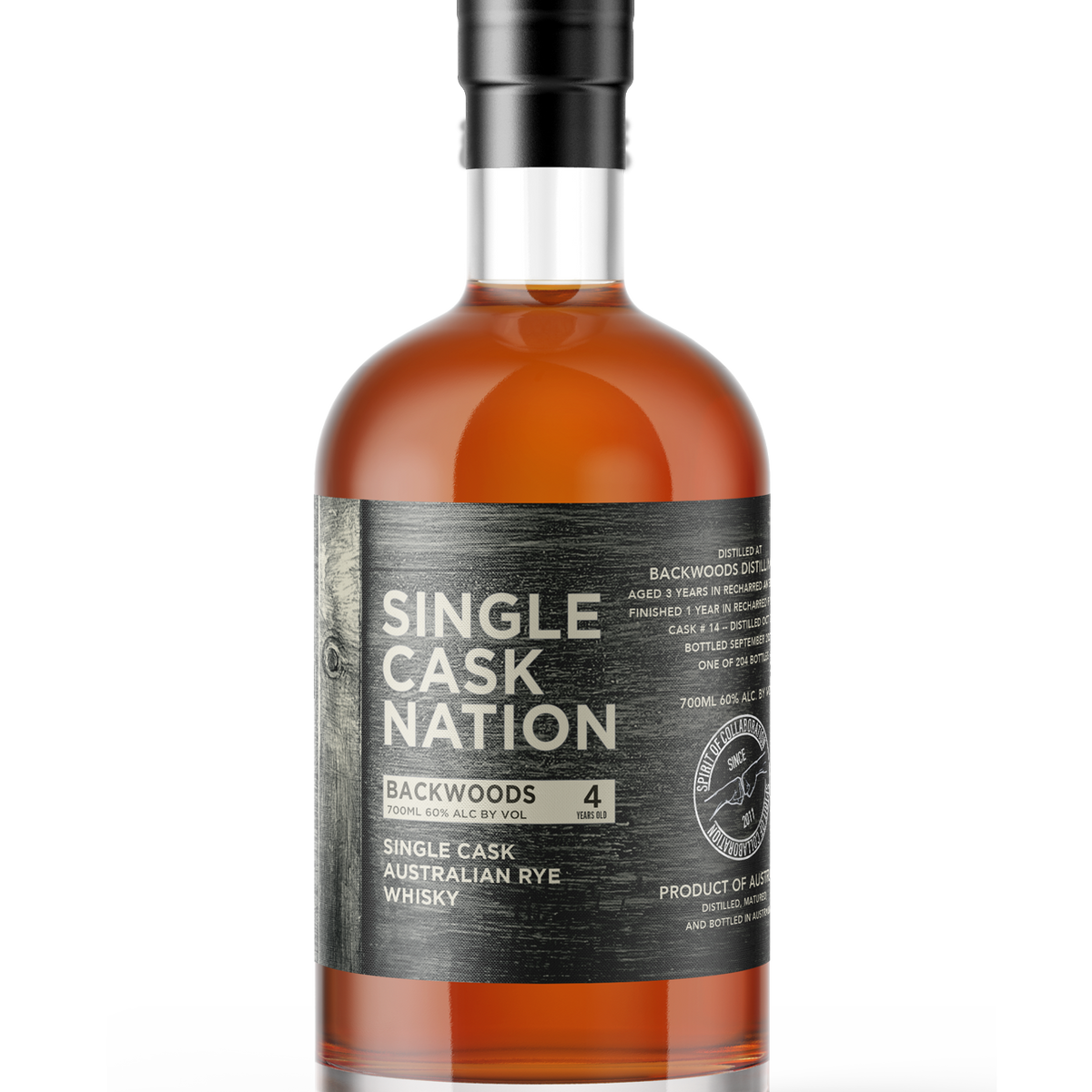 Backwoods 4 Year Old Australian Rye Whisky – Single Cask Nation